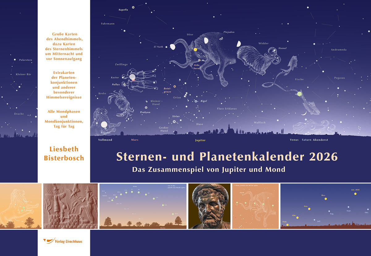 Sternen- und Planetenkalender 2026 — Glomer Buchversand