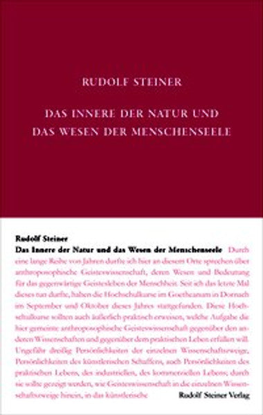 Das Innere der Natur und das Wesen der Menschenseele — Glomer Buchversand